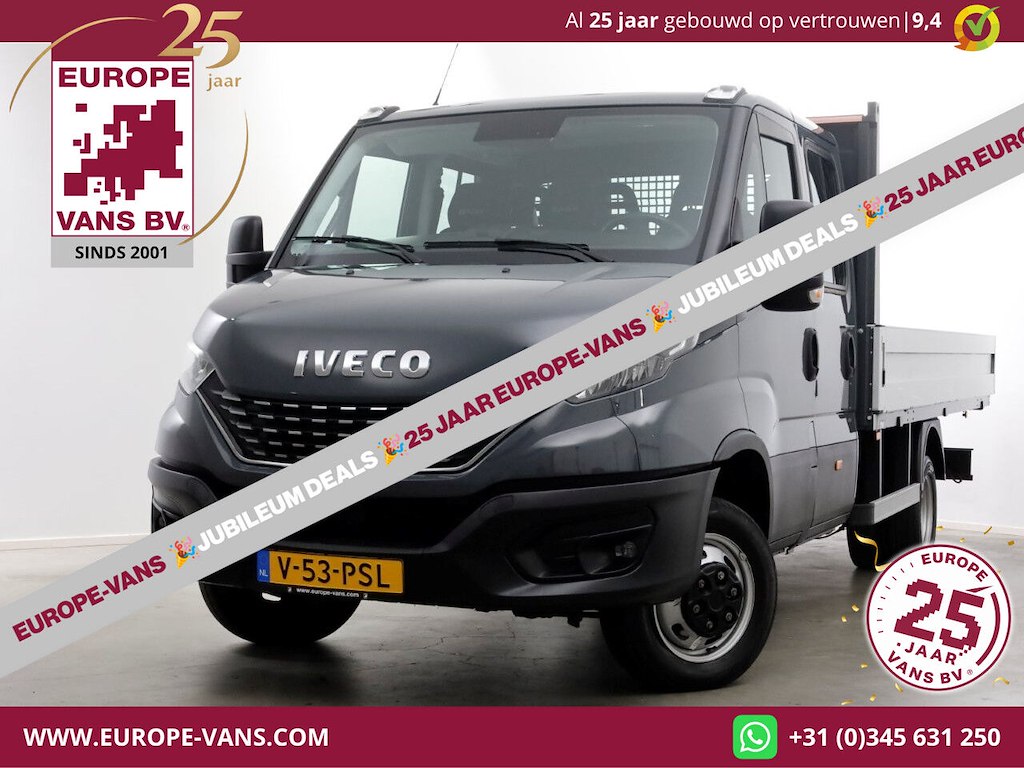 IVECO Daily 35C18 3.0 180pk HiMatic Automaat D.C. Open Laadbak L412cm kamion s ravnom platformom < 3.5t