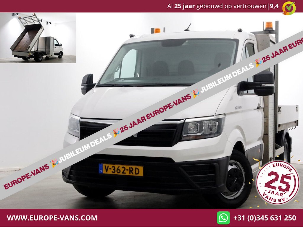 MAN TGE 5.180 2.0 177pk E6 L2H1 Kipper Dubbel Lucht Trekhaak 3500kg kamion kiper < 3.5t