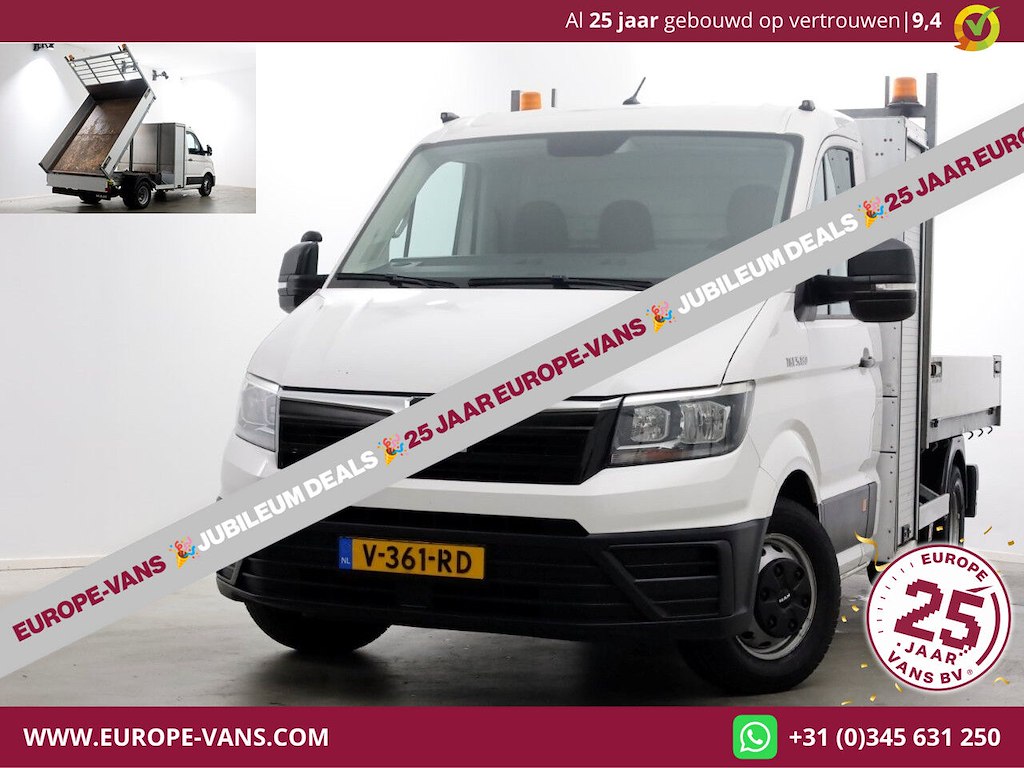 MAN TGE 5.180 2.0 177pk E6 L2H1 Kipper Dubbel Lucht Trekhaak 3500kg kamion kiper < 3.5t