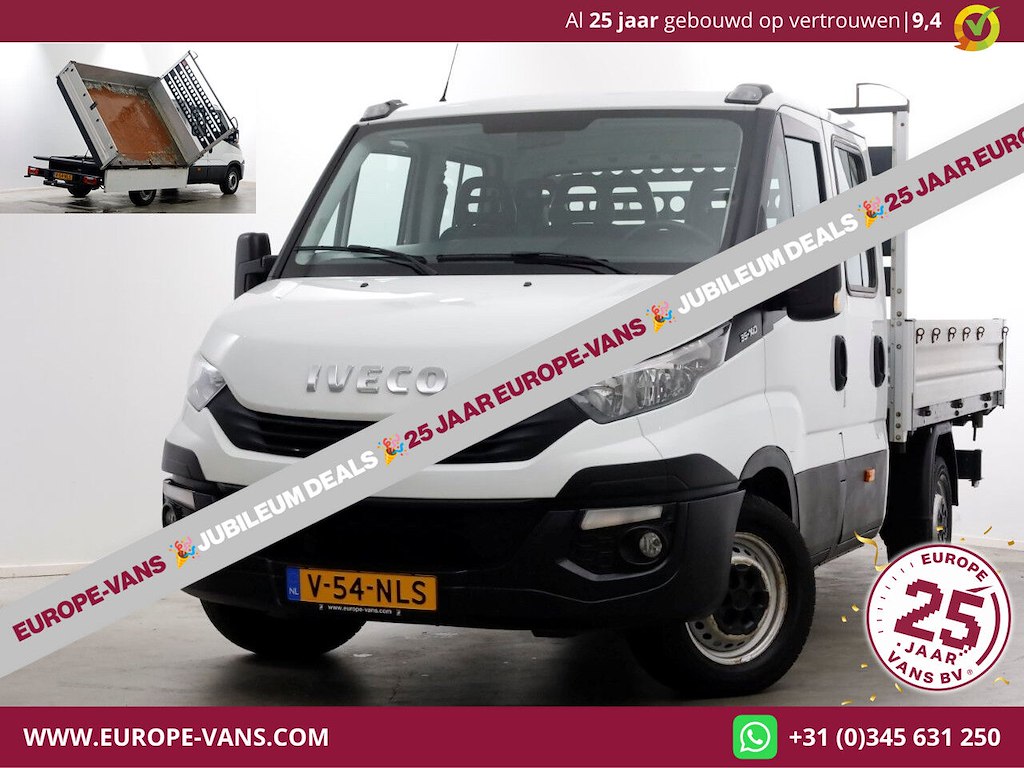 IVECO Daily 35S14 316pk E6 L2H1 D.C. 3-Zijdige Kipper Airco/Trekhaak 3 kamion kiper < 3.5t