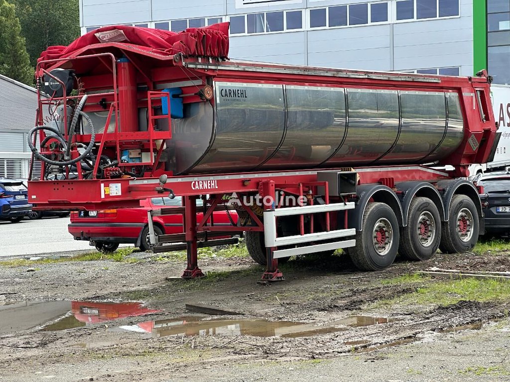 Prodaje se Carnehl tippssemi, 3-akslet, Hardox-kasse, skyvekapell og hydr. uttrekk poluprikolicu kipera na aukciji