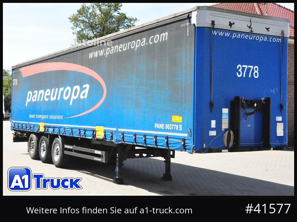 Kögel S 24 Tautliner, Code XL, BPW, VDI 2700 poluprikolica s ceradom