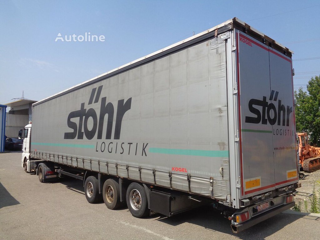 Kögel S24-1 Mega Liftachse 445/45 R19,5 poluprikolica s ceradom