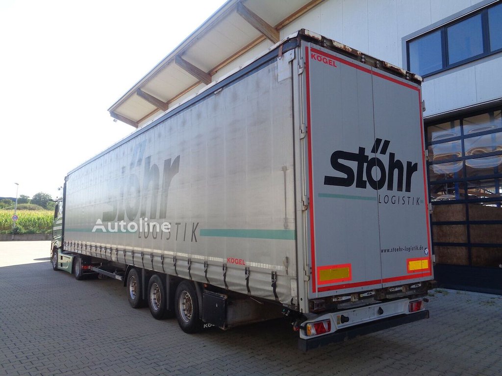 Kögel S24-1 Mega Liftachse 445/45 R19,5 poluprikolica s ceradom