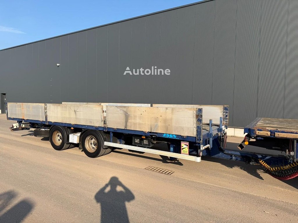 Asca DEMICO C219BA 19T - 2-axles PLATFORM + TWISTLOCKS - WIPKAR - AIR prikolica sa ravnom platformom
