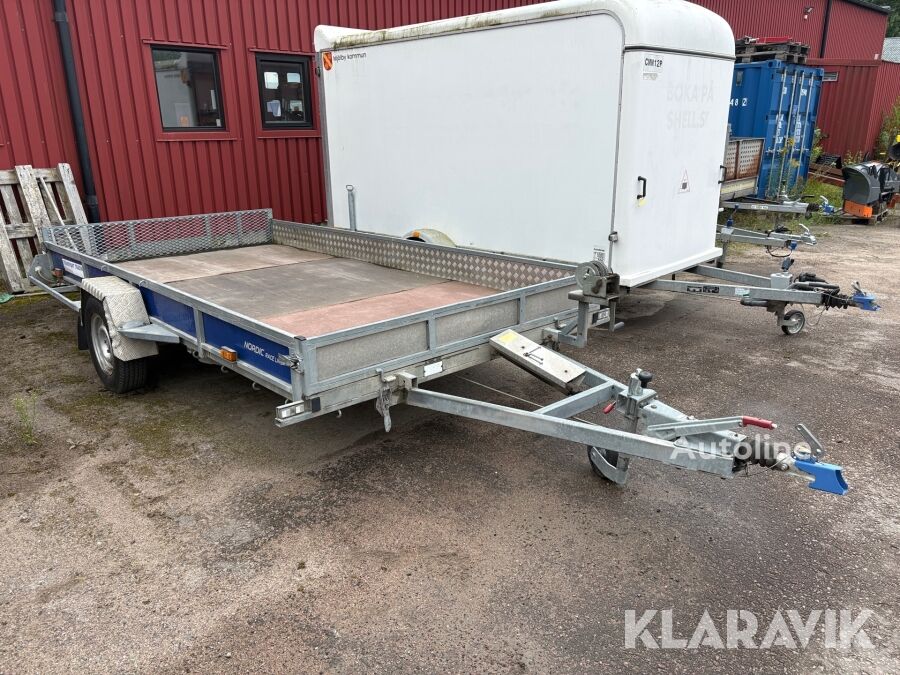 Prodaje se Nordic Trailer 1500 prikolicu sa ravnom platformom na aukciji