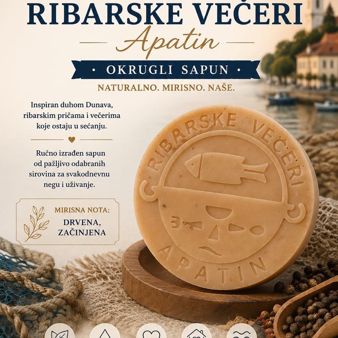 Ručno rađeni sapun Ribarske večeri Apatin