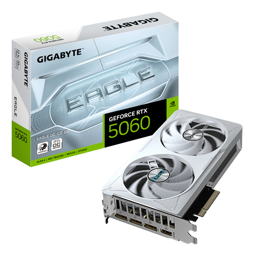 Grafička karta Gigabyte GeForce RTX 5060 Eagle OC GV-N5060EAGLEOC ICE-8GD 8GB GDDR7
