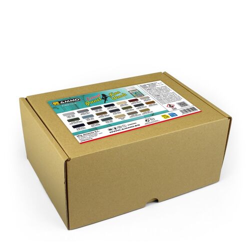 AMMO of Mig Jimenez A.MIG 7545 AMMO Collections: Panel Line Wash Set