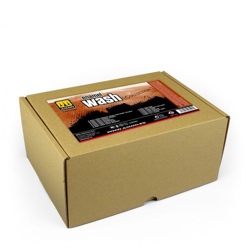 AMMO of Mig Jimenez A.MIG 7546 AMMO Collections: Enamel Washes Set