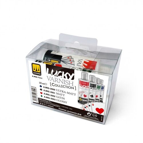 AMMO of Mig Jimenez A.MIG 7554 AMMO Collections: Lucky Varnish Set