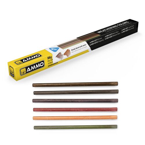 AMMO of Mig Jimenez A.MIG 8338 LOCK N LOAD - Weathering Colors Set