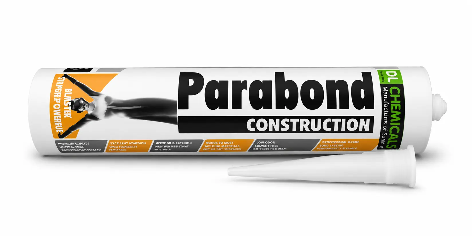 Dl Chemical Konstrukcioni lepak Dl-Parabond MS Polymer, K+D, 290ml, Sivi
