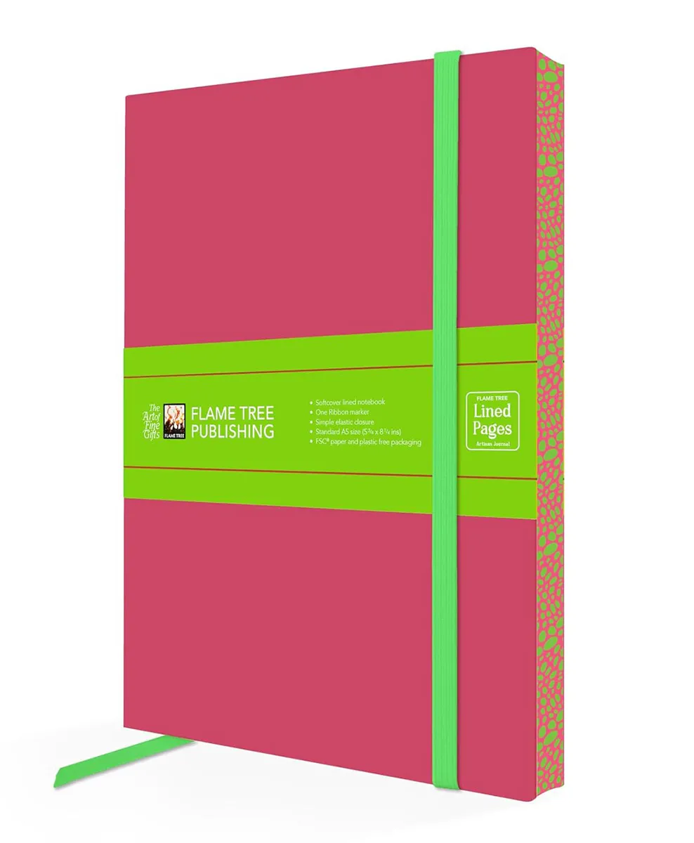 Notes A5 na linije PINK & LIME