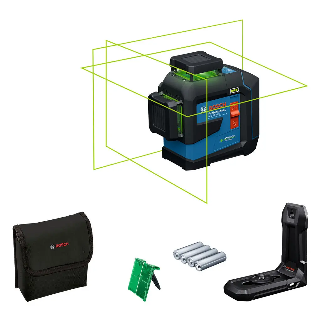 Bosch Gradjevinski laser GLL 80-33 G, 4 x1.5 V LR6 (AA) 0601065500
