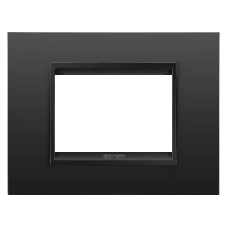Gewiss Chorus, LUX dekorativna maska 3M, crna saten monohrom ( Gw16203xm )