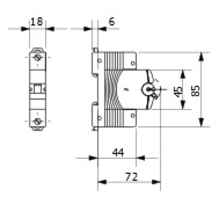 Gewiss 90MCB, Automatski osigurac MT60 1P 20A, B kriva, 6kA ( Gw92208 )