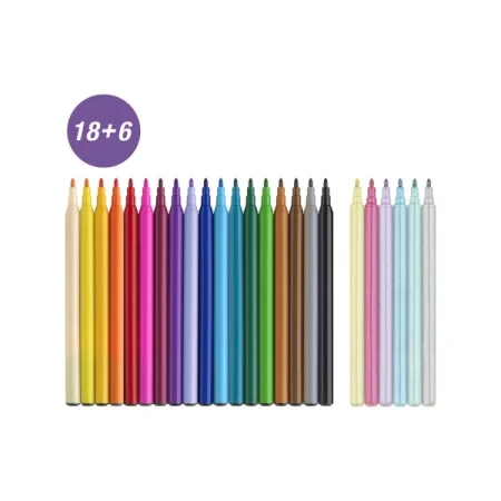 Faber Castell 1/18+6 Unicorn 554221 Flomaster školski ( K676 )