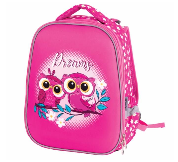 Pulse Anatomski ranac Cube Owl - Roze