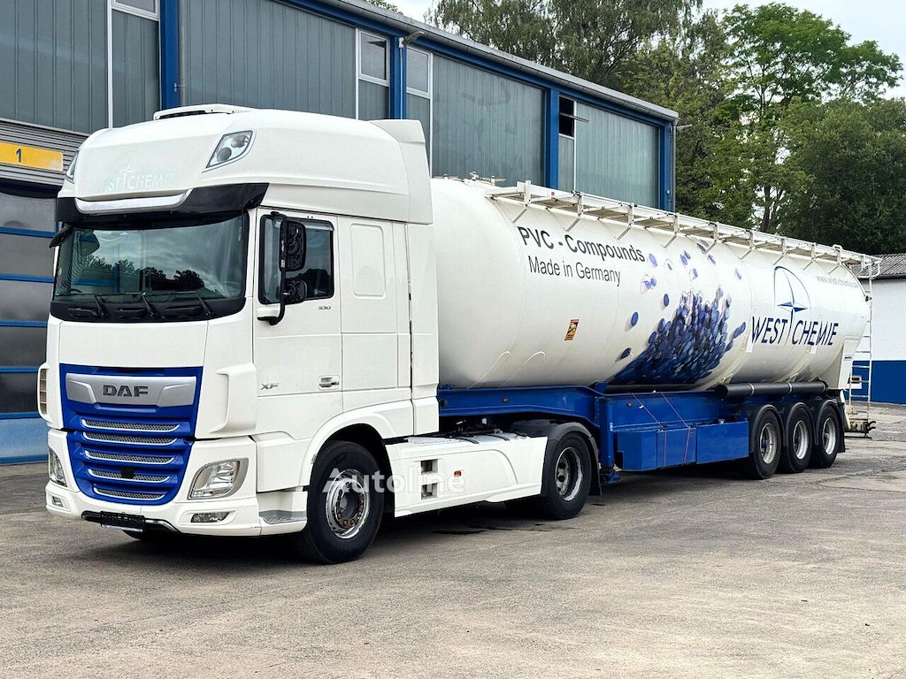 DAF XF 530 tegljač + cisterna silos