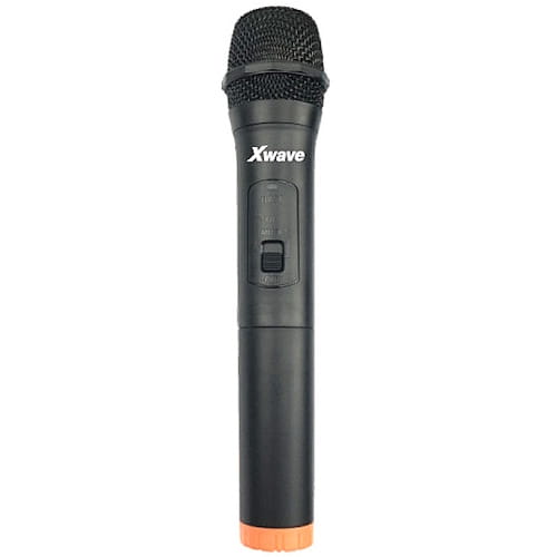 Bežični mikrofon Xwave 1 kanal 660MHz 20m crni 032879