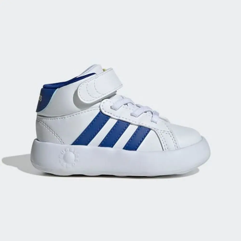 Adidas Patike za bebe Grand Court Mid I BT, Belo - plave