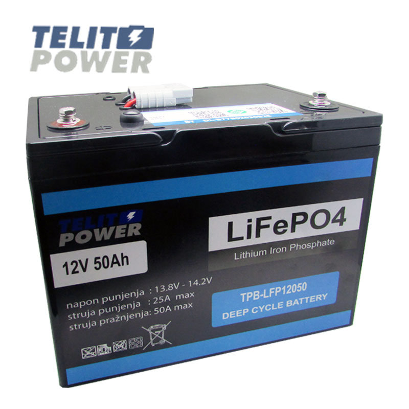 Akumulator sa Bluetooth konekcijom 12 V 50 Ah TPB-LFP12050 LiFePO4