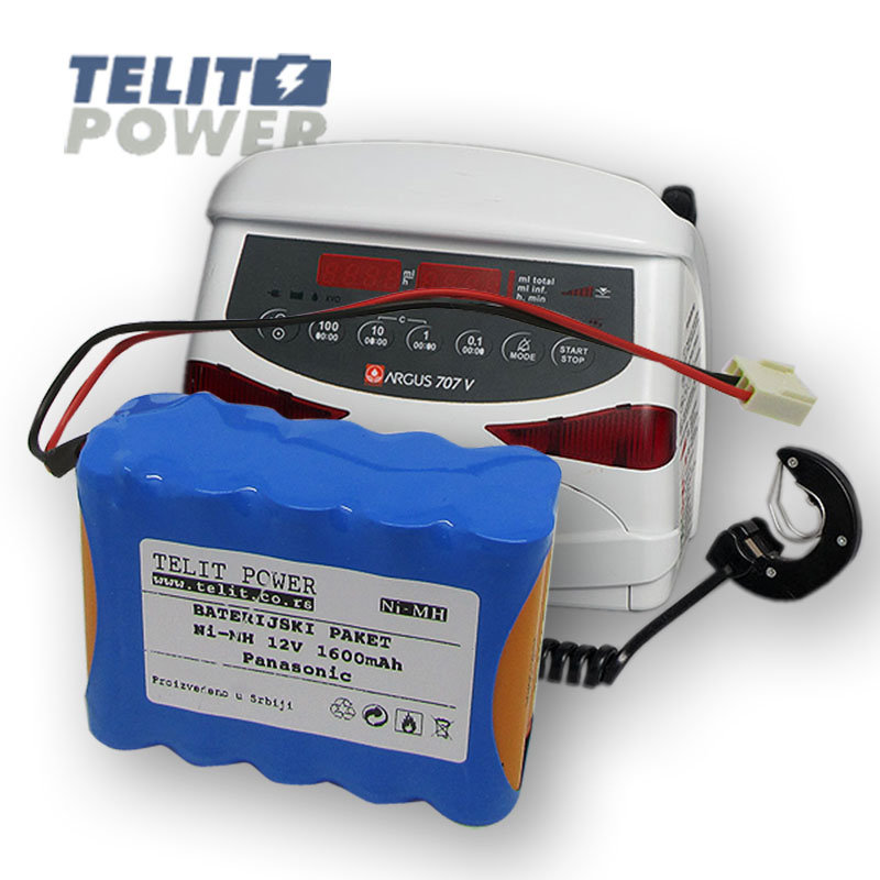 Codan Argus 707 V NiMH paket 12 V 1600 mAh Panasonic