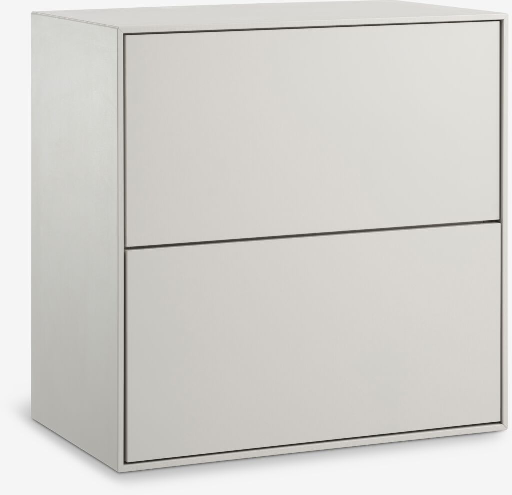 Zidni element modul GEDSTED komoda 2 fioke bež