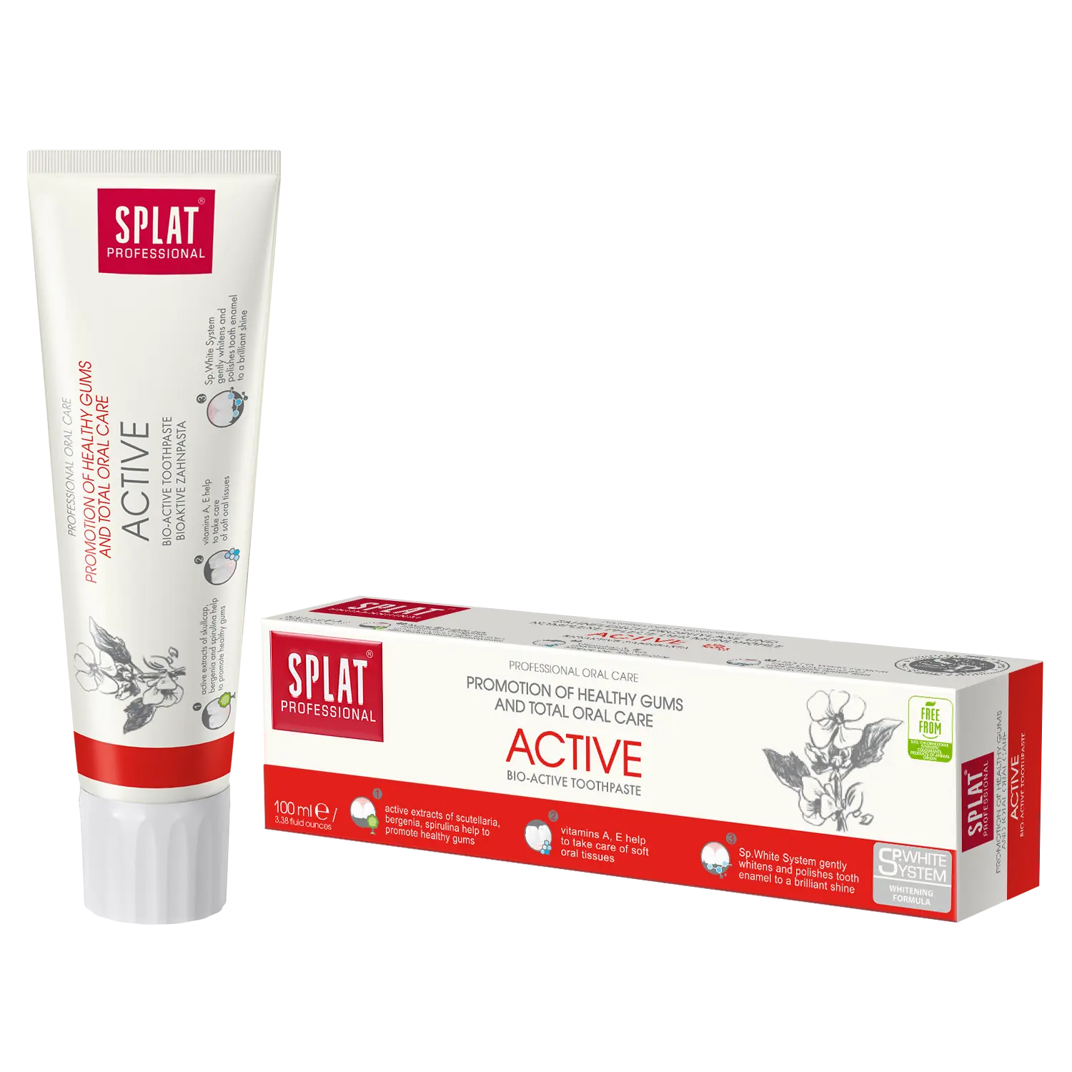 Splat Pasta za zube Active 100ml