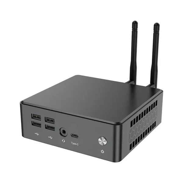 Mini PC Zeus MPI12 Intel i5-1235U 10C 4.4 GHzDDR4 8GBm.2 256GBLANDual WiFiBTHDMIDPUSB C