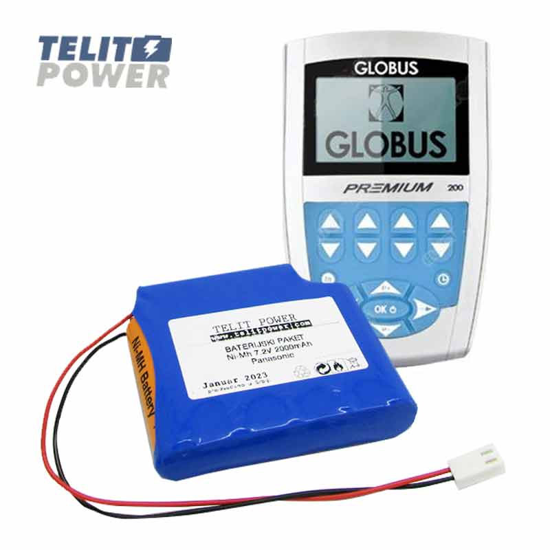 Baterijski paket NiMH 7.2V 2000mAh za GLOBUS PREMIUM 200 stimulator