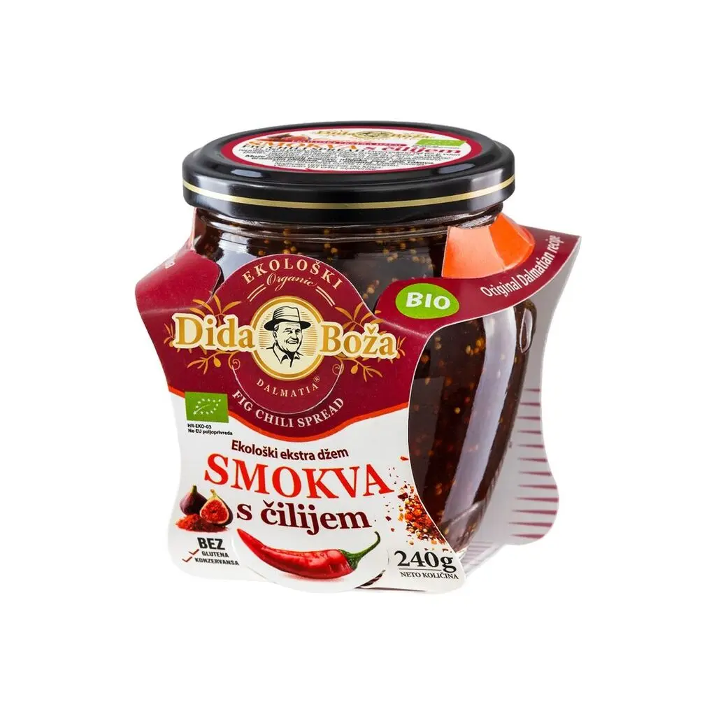 Dida Boža Organski ekstra džem od smokve i čilija, 240 g