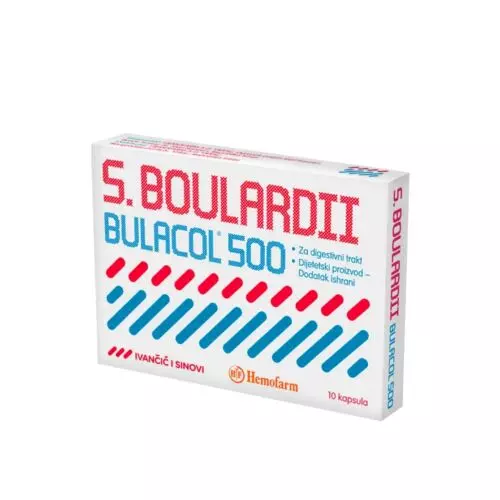 Hemofarm Bulacol 500 S. Boulardi 500mg 10 kapsula