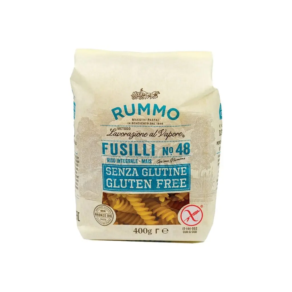 Rummo Fusilli br. 48, Bez glutena, 400 g