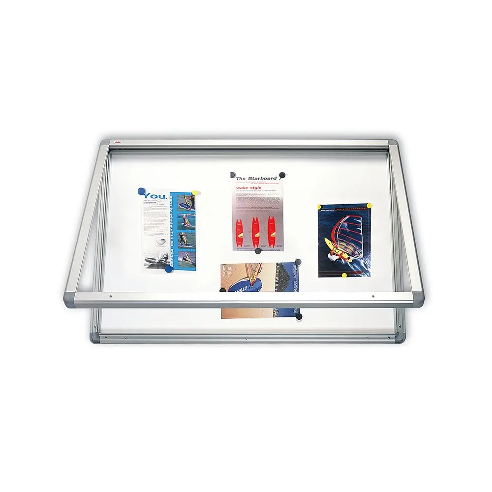 2x3 Oglasna tabla bela magnetna sa vratima i inbus ključem GS11510 150x100cm