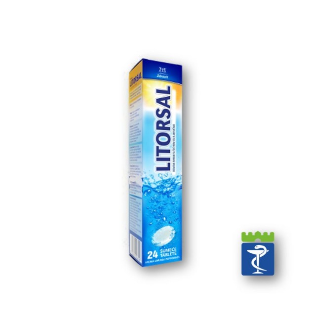 LITORSAL ŠUMEĆE TABLETE A24 (LIMUN/GREJP) + GRATIS BOCA