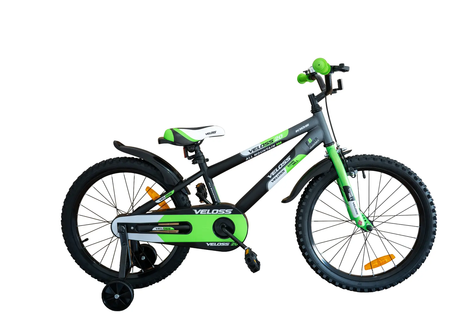 Veloss Bicikl za dečake BMX 20, Zeleno-crni
