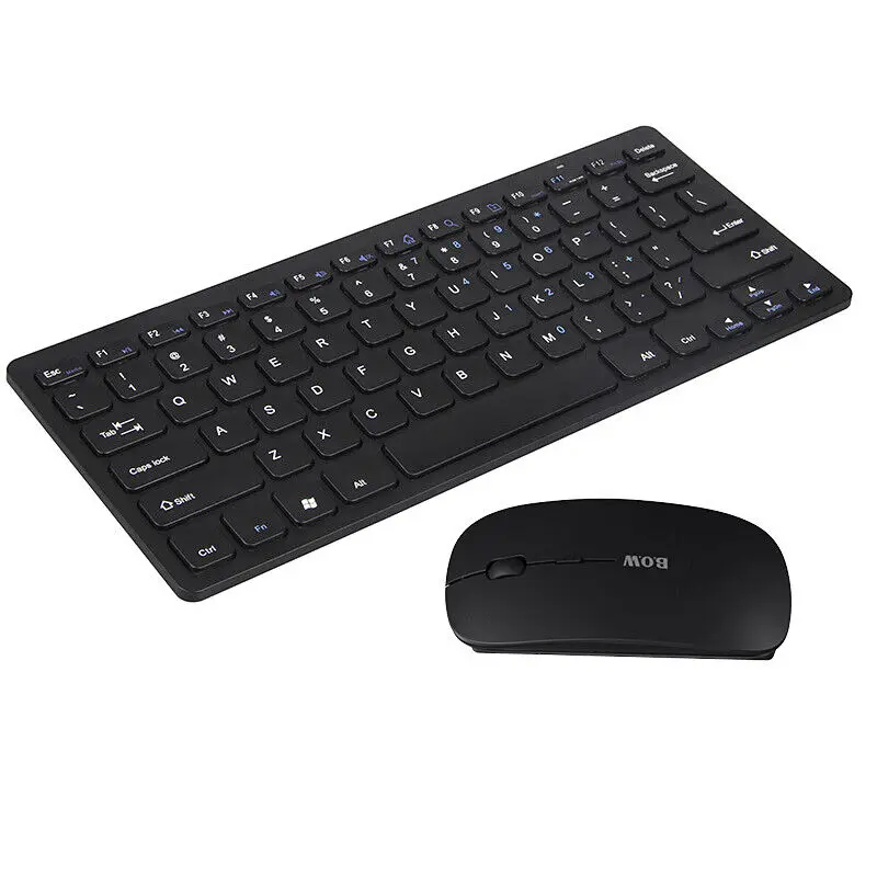 B.O.W Tastatura, Bežična, Crna