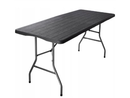 GARDEN LIFE Sklopivi sto XL drvo dekor 180 x74 cm (277396)
