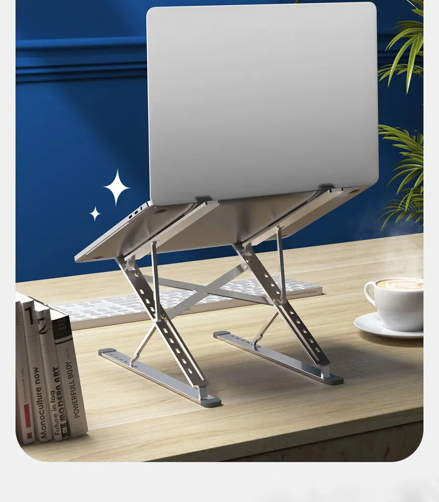 Jichuan Postolje za laptop, Podesivo, Sivo