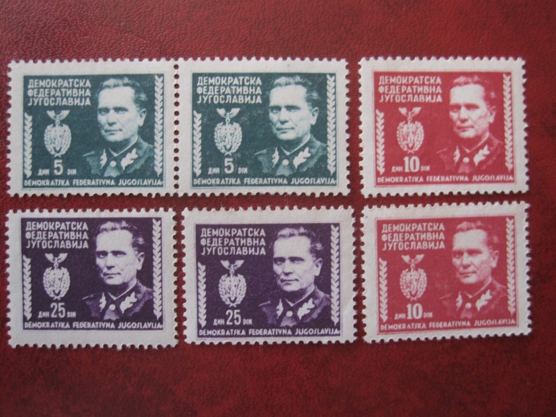 D F J 1945 TITO čiste