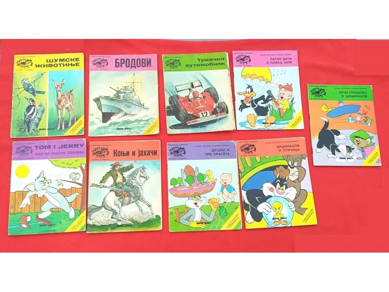 Biblioteka samolepljiva slikovnica za učenje i razonodu
