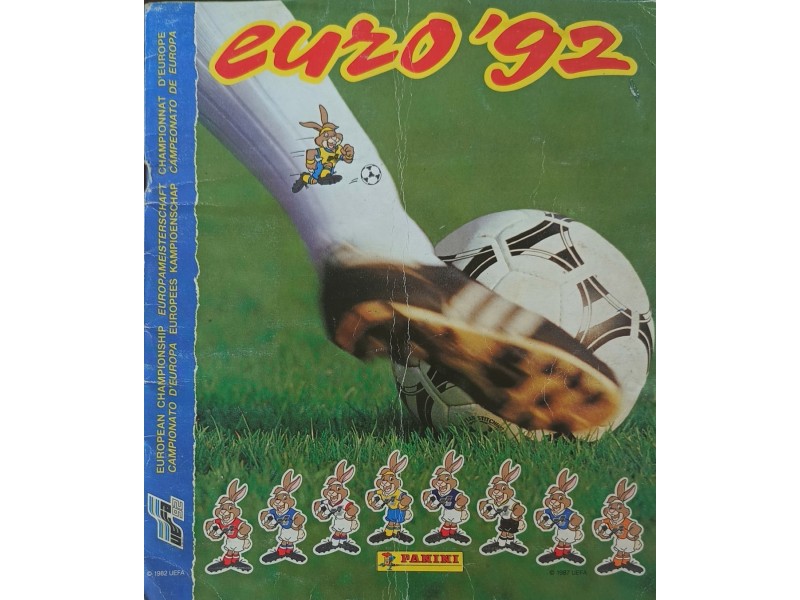 album Euro 92 Švedska 183 sličice popunjeno
