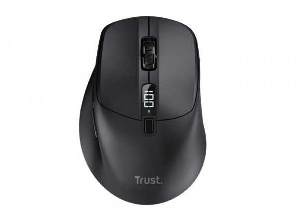 TRUST Miš ZEVO Ultra fast rech 3m 24d Multi mode crna