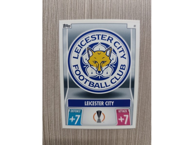 Kartica Match attax 21-22 - Grb LEICESTER CITY - 82