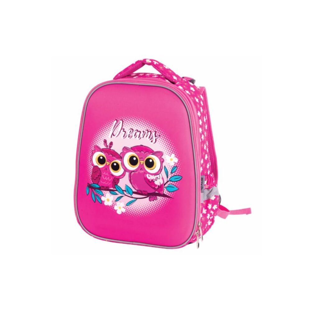 Pulse Anatomski ranac Cube Owl - Roze