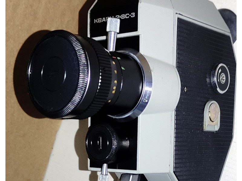 KVARC 3 ( 2 x super 8 ) kino kamera