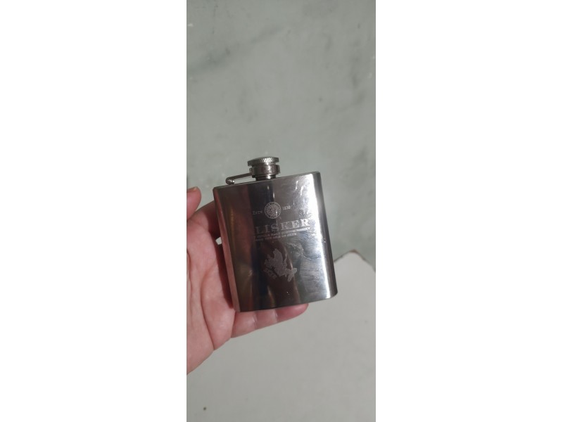 TALISKER ŠKOTSKA INOX PLJOSKA 3 OZ