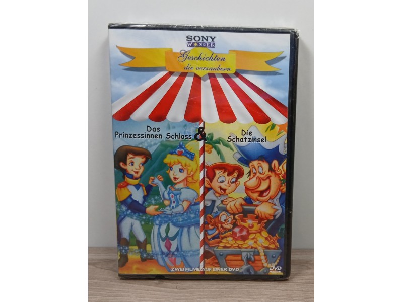 Crtani DVD-Princezin dvorac & Ostrvo sa blagom